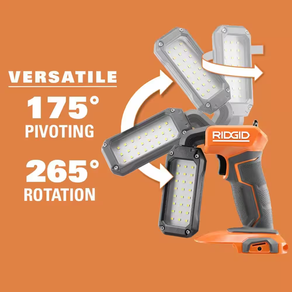 RIDGID 18V Cordless LED Stick Light (Tool Only) 313111158189| eBay