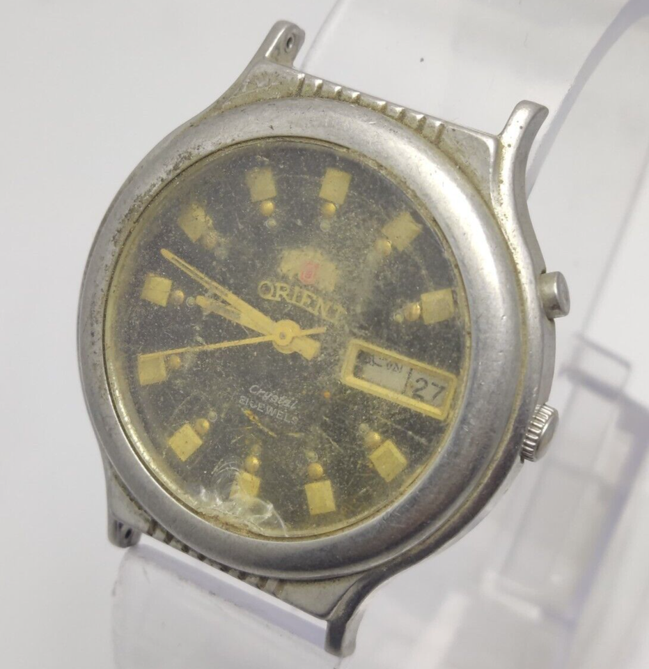 Orient Japan 21 Jewels Automatic Movement Day/Date Wrist Watch For ...