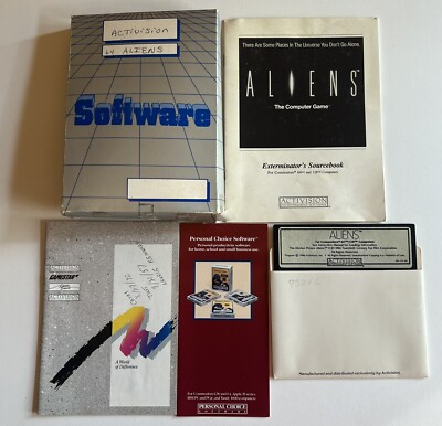 Aliens Vintage Video Game Commodore 64 Floppy Disk Toys R Us Software ...