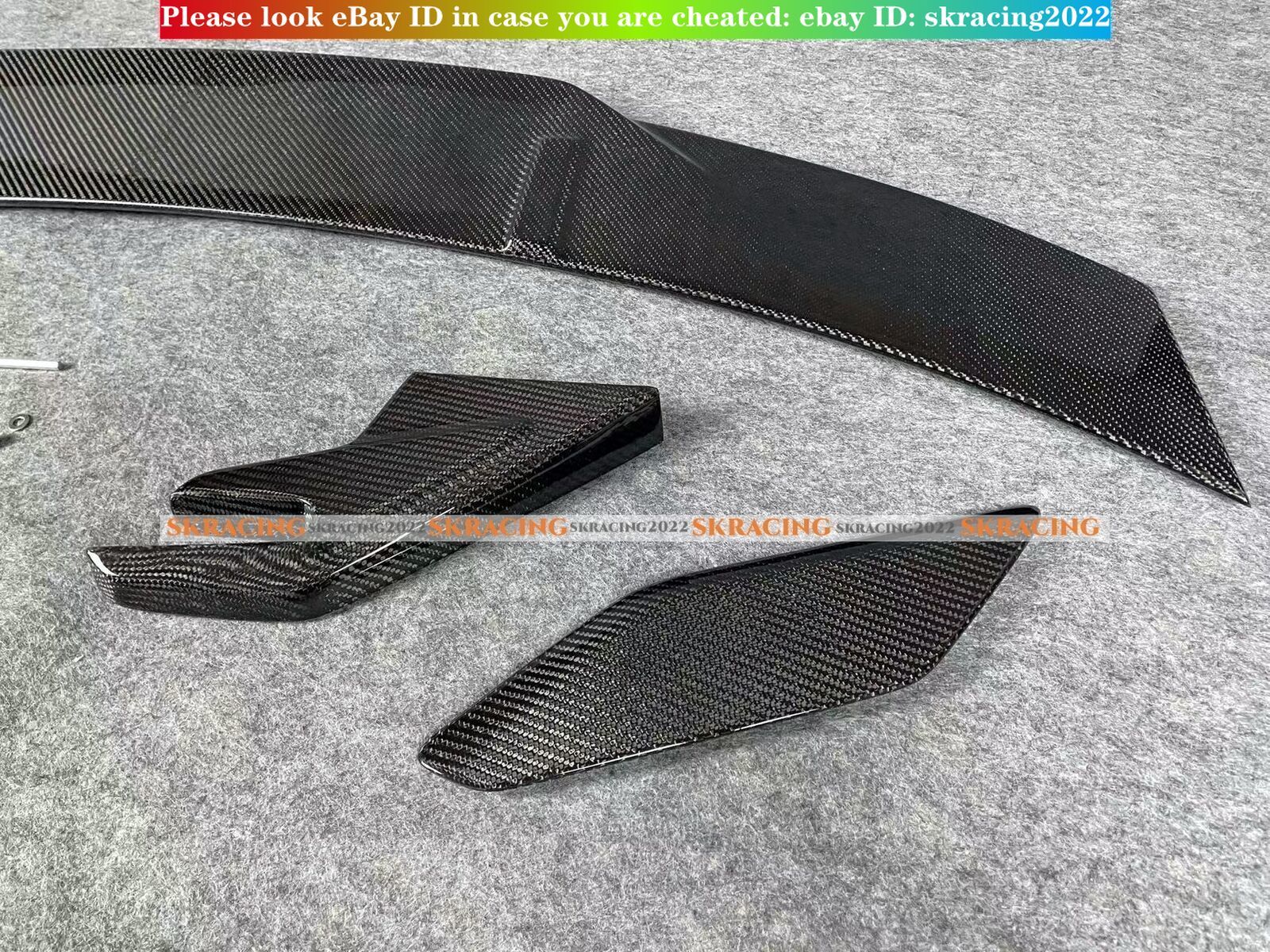 For Lexus RC200t RC300 RC350 F-Sport Carbon Fiber Rear Trunk Spoiler ...