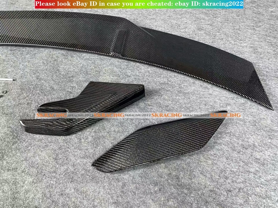 For Lexus RC200t RC300 RC350 F-Sport Carbon Fiber Rear Trunk Spoiler ...