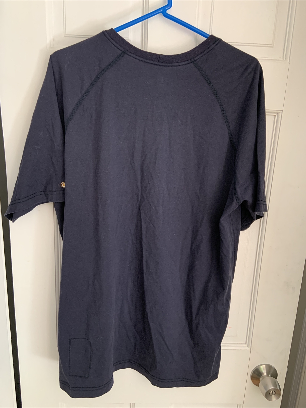 Carhartt FR Large reg FORCE FLAME RESISTANT SHORT-SLEEVE Navy Blue ...