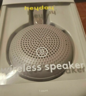 heyday Round Portable Bluetooth Speaker with Loop. Rchargeable with ...