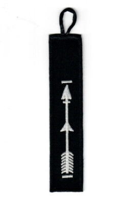 Boy Scout Order of the Arrow OA Pocket Sash White arrow on Black Vigil ...