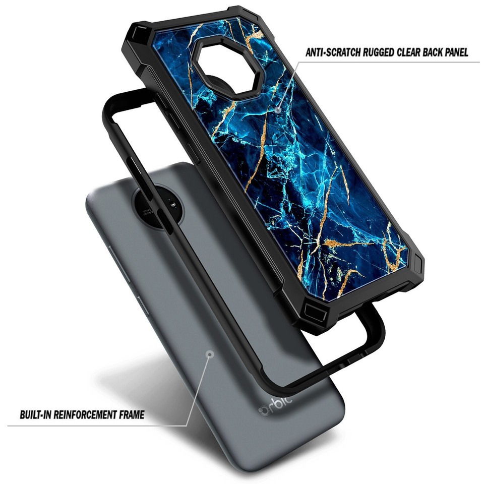 For Verizon Orbic Joy 2 2024 Case Full Body Protector Cover w/ Tempered ...