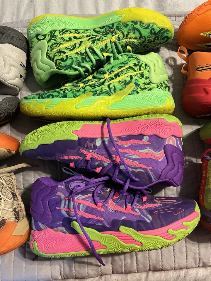 Lamelo Ball MB Scoot Zero Cheetos Puma Lot Of 6 Pairs Size 11 Men’s ...