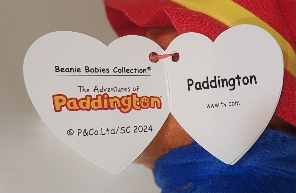 Ty Beanie Baby PADDINGTON Bear Queen Elizabeth II (6 Inch) NEW MWMTs ...