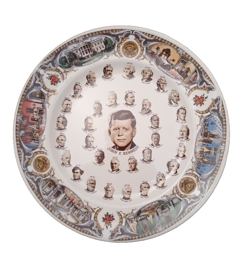 COLLECTIBLE JOHN F. KENNEDY PLATE President of the United States ...