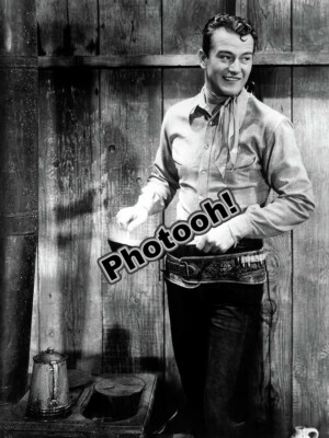 John Wayne Smiling For Blue Steel Celebrity REPRINT RP #4446 | eBay