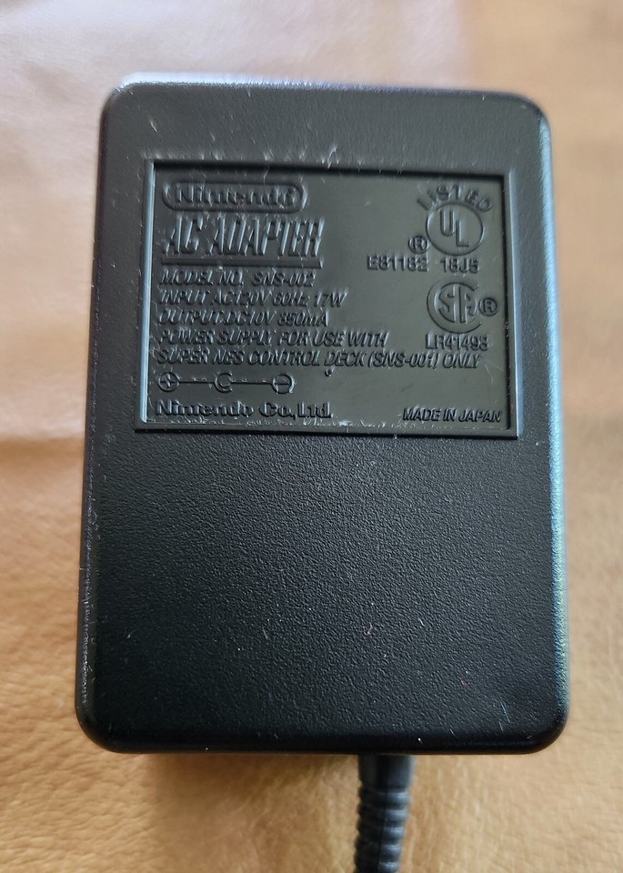 Super Nintendo SNES Power Supply AC Adapter | Authentic OEM SNS-002 | eBay