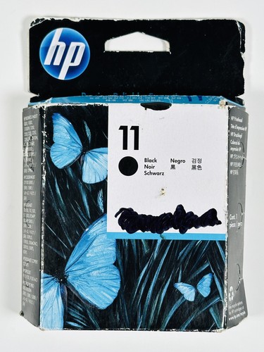 Genuine OEM HP 11 (C4810A) Black Printhead Exp 03/2013 - NEW/SEALED ...