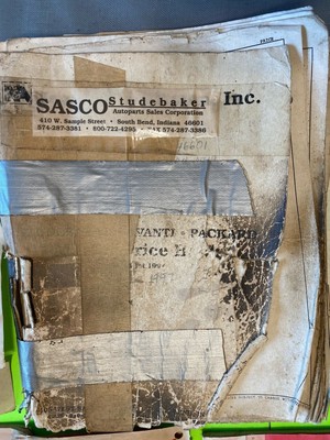 SASCO, Studebaker parts catalog, no date, about 150 pages. Item: 18516 ...