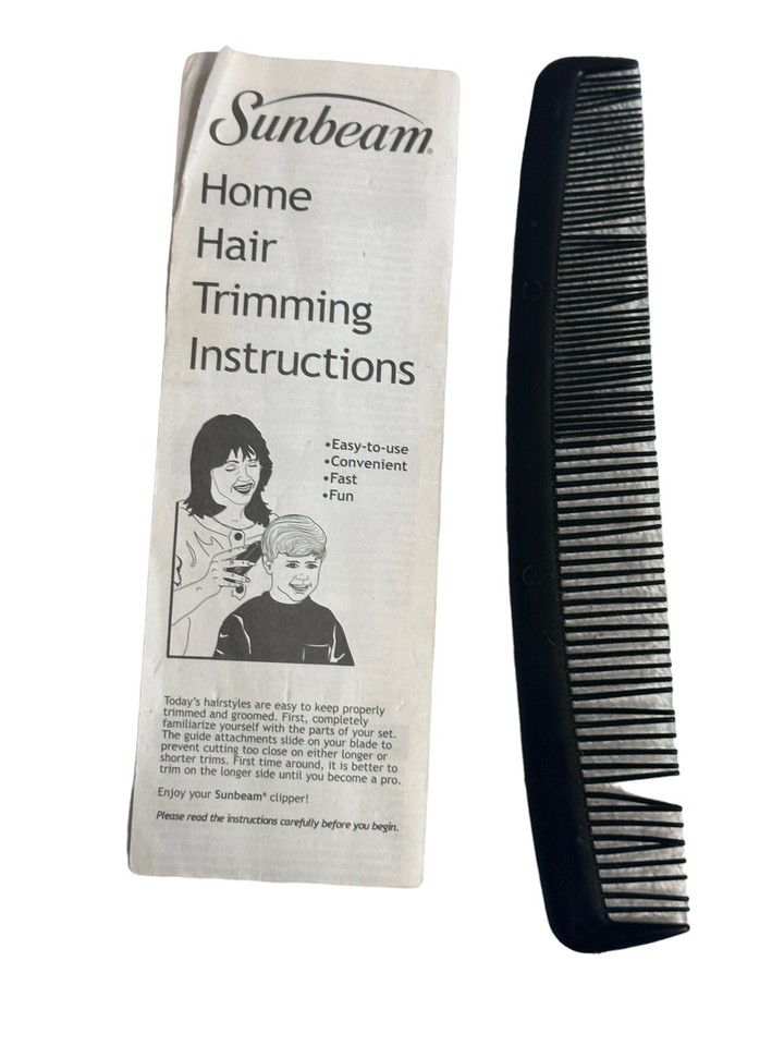 Sunbeam Model 059750-015-000 Electric Hair Clippers Trimmers TESTED ...