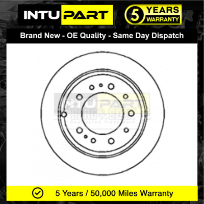 Fits Toyota Land Cruiser Amazon 4.2 TD 4.7 IntuPart Rear Brake Disc ...