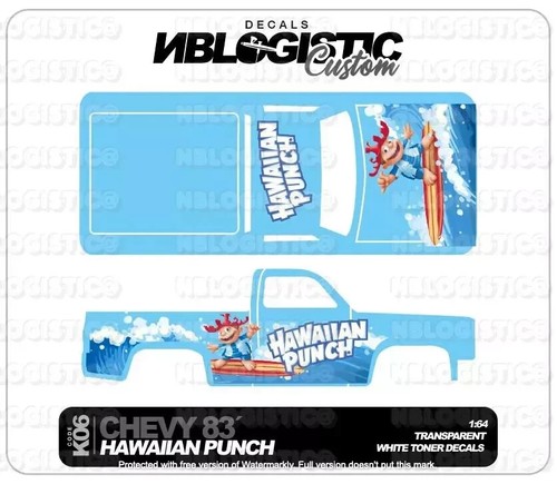'83 CHEVY SILVERADO Custom WaterSlide Decal for hot wheels 1/64 06 | eBay
