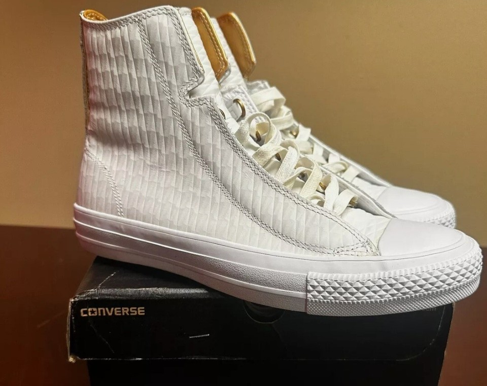 Size 13 - Converse Chuck Taylor All Star Alpha High White | eBay