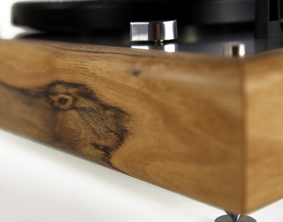 Restored Thorens TD 160 MKII turntable solid walnut wood stainless ...