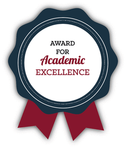 Award For Academic Excellence Badge Car Bumper Sticker Decal 4" x 5" | eBay