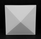 6x6 Nominal (5-1/2"x5-1/2") White Plastic Pyramid Fence Cap 1, 2, 3, 4 ...