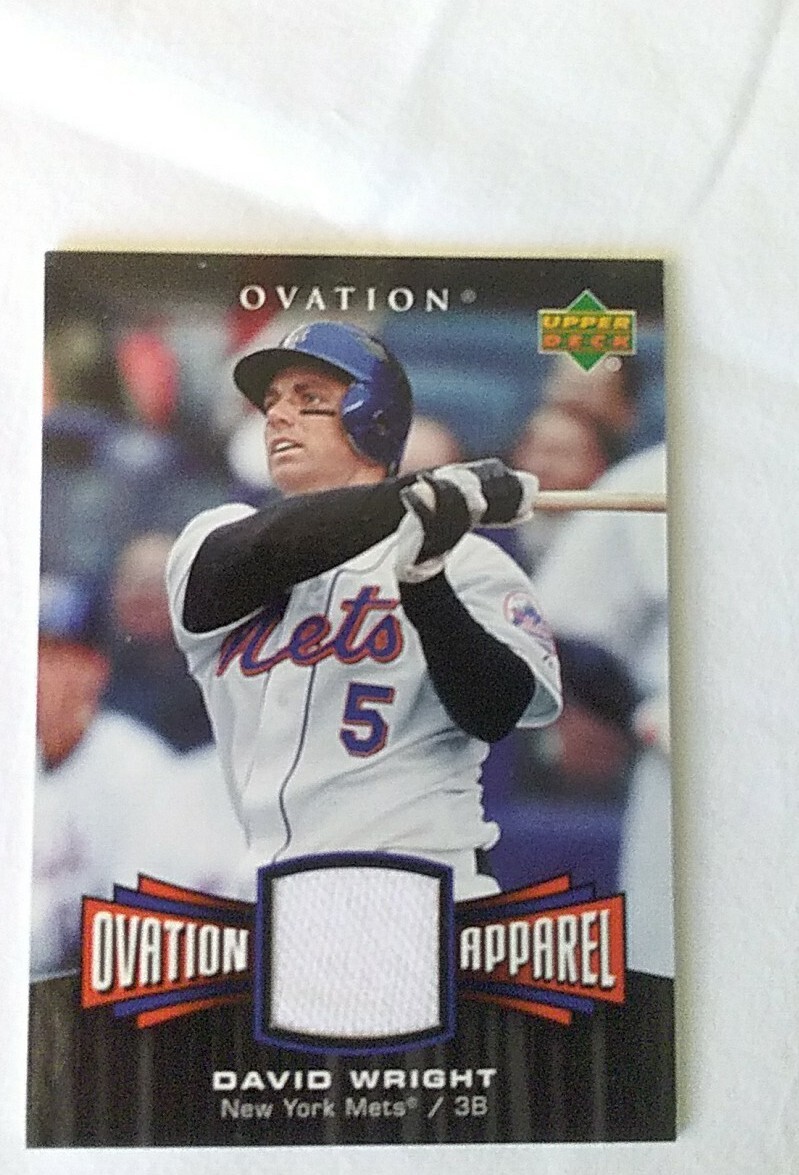2006 Upper Deck Ovation Ovation Apparel David Wright #OA-DW New York Mets | eBay