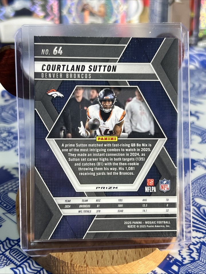 2025 Mosaic Cortland Sutton Red | eBay