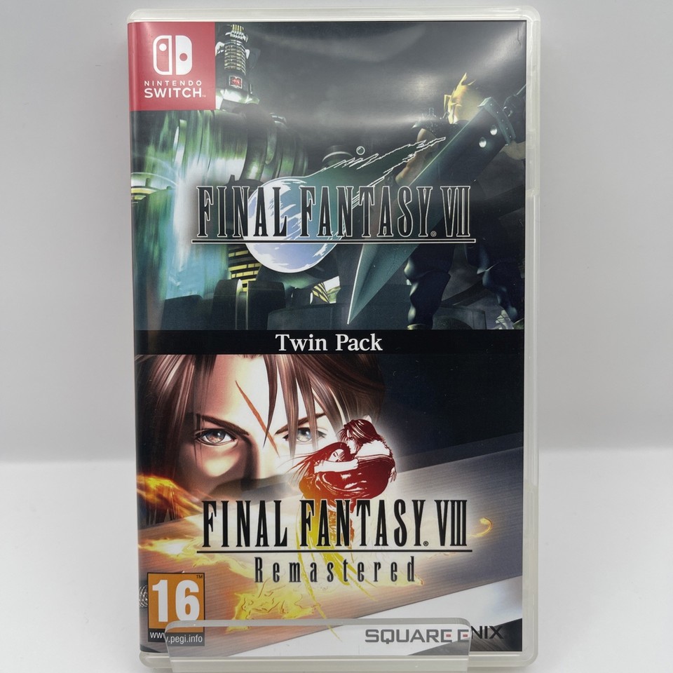 Final Fantasy VII and VIII Remastered Twin Pack - Nintendo Switch - CIB ...