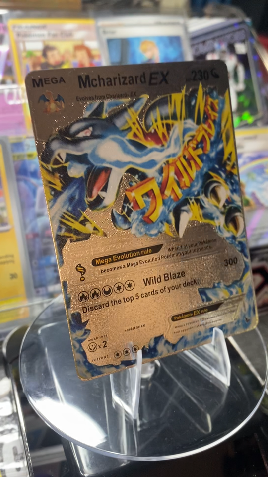 Pokemon Silver Fan Art Mcharizard EX | eBay UK