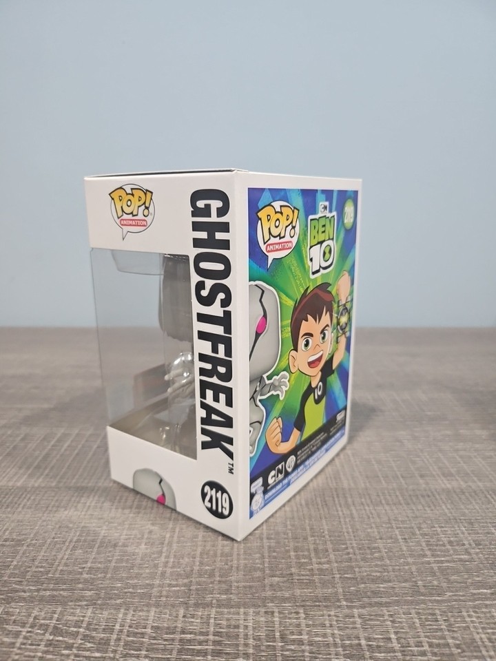 Ghostfreak Funko Pop! Ben 10 #2119 NYCC 2025 Exclusive Official Con Sticker | eBay