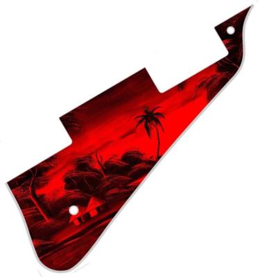 Pickguard Pick Guard Compatible with Gibson Les Paul Guitar Tikki Huts ...