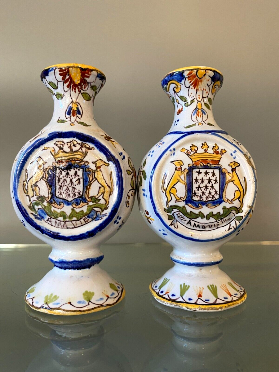 French Art Pottery Vases Antique French Art Nouveau Vase | Vintage