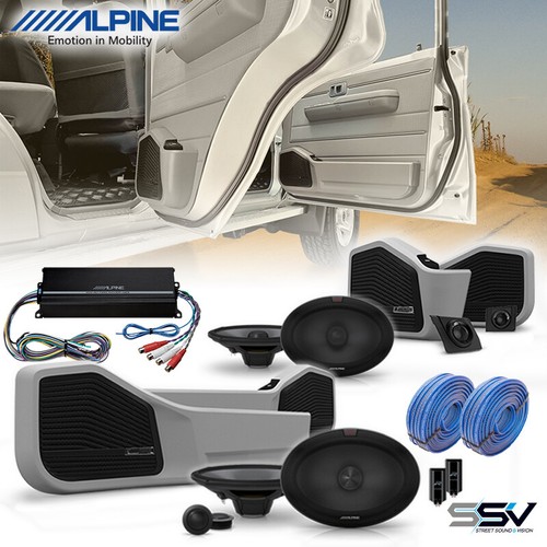 Alpine R-Series Speaker System, Amplifier To Suit Factory Head Unit of ...