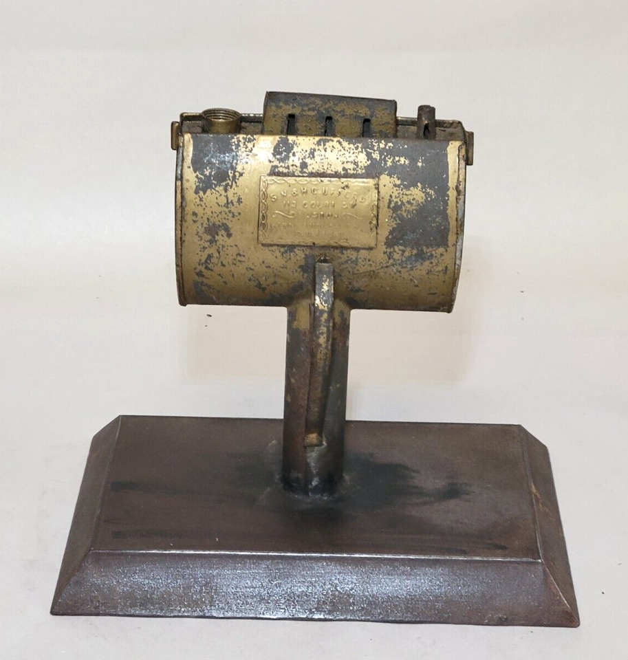 1851 Kinnear's Patent Tin Whale Oil Finger/Hand Lamp Torch by Ufford ...