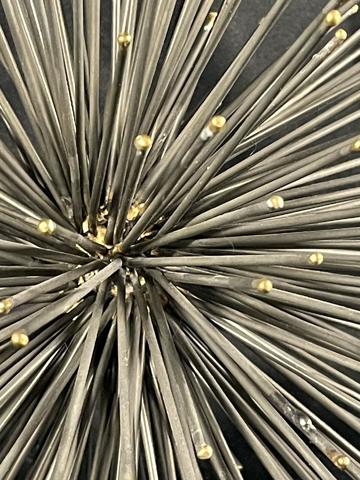 Vintage Atomic Star/Sea Urchin Welded Metal Mid Century Modern Tabletop ...