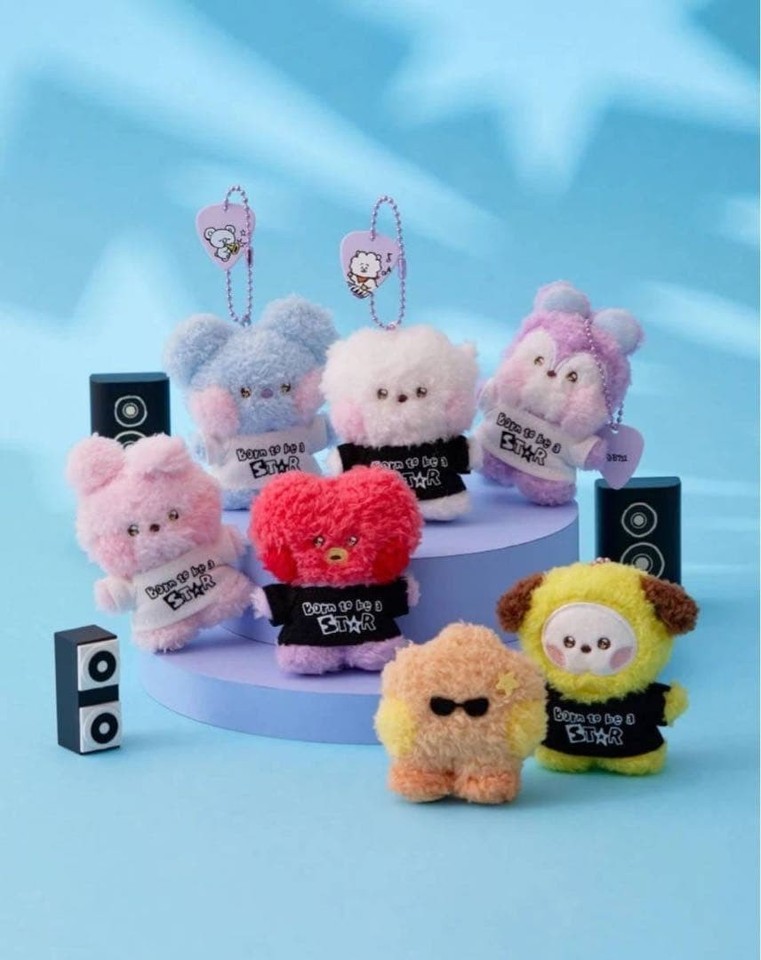 BT21 mini minini Plush Toy Key ring BAND RJ | eBay UK
