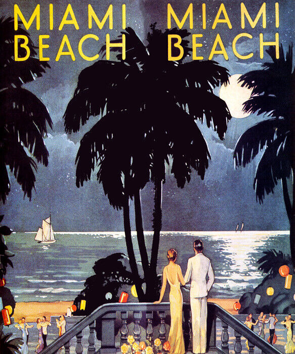 Vintage Beach Party Poster Vintage Beach Party Flyer
