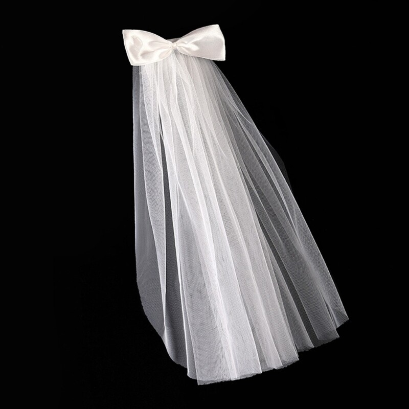 1 Wedding Veil for Kids Short Length Cosplay Party Hair Accessories | eBay