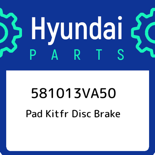 581013VA50 Hyundai Pad kitfr disc brake 581013VA50, New Genuine OEM ...