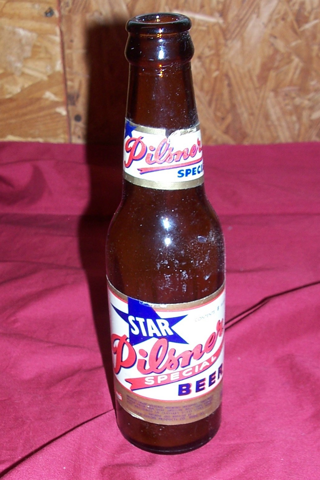 Old Star Pilsner Special Beer Bottle 8 Oz Ounce Vintage Ale Glass ...