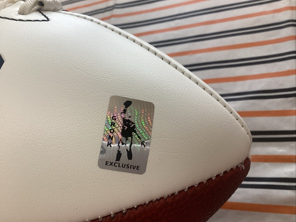 Rob Gronkowski Autograph Patriots Logo Football w/ *Player Holo COA ...