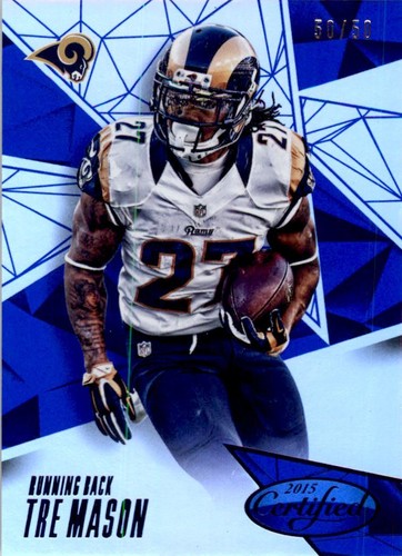 2015 Certified Mirror Blue #38 Tre Mason /50 | eBay