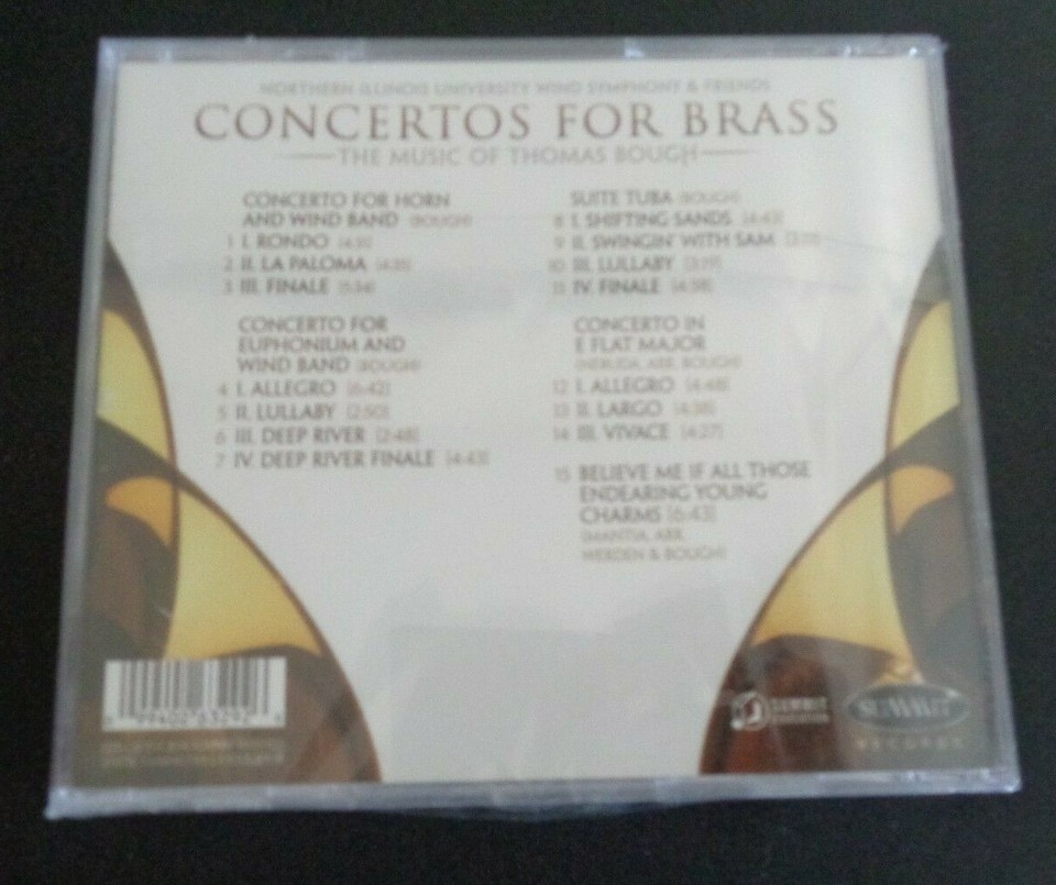 Concertos for Brass: The Music of Thomas Bough (CD, Jun-2014) New FREE ...