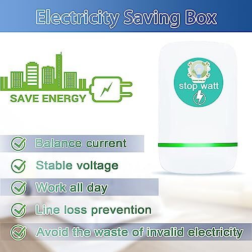 Stop Watt™ Energy Saver, Stopwatt Saving Device, Electricity 4 PCS | eBay