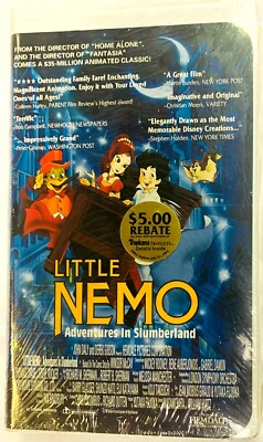 Little Nemo: Adventures in Slumberland (VHS, 1993) Clamshell Factory ...