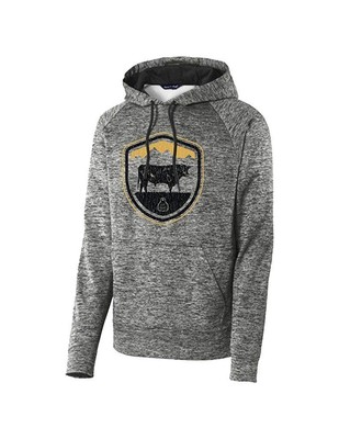 STS Ranchwear Western Sweatshirt Men's Crest Hood Black STS225EB | eBay