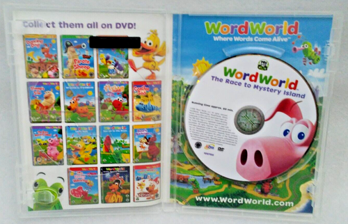 DVD WordWorld: The Race To Mystery Island (DVD, 2008, PBS Kids ...