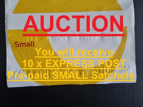 10 x Australia Post Express Satchels, Small 225mm x 355mm Up to 5kg ...