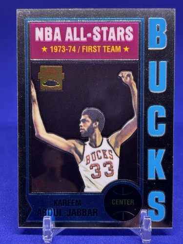 NBA All-Stars 73-74 Team Kareem Abdul Jabbar 2002 Reprint Topps Bucks ...