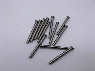 Royal .180" X 2" Long Bevel Headed Punches,Tool Steel Lot Of 12 Pieces ...