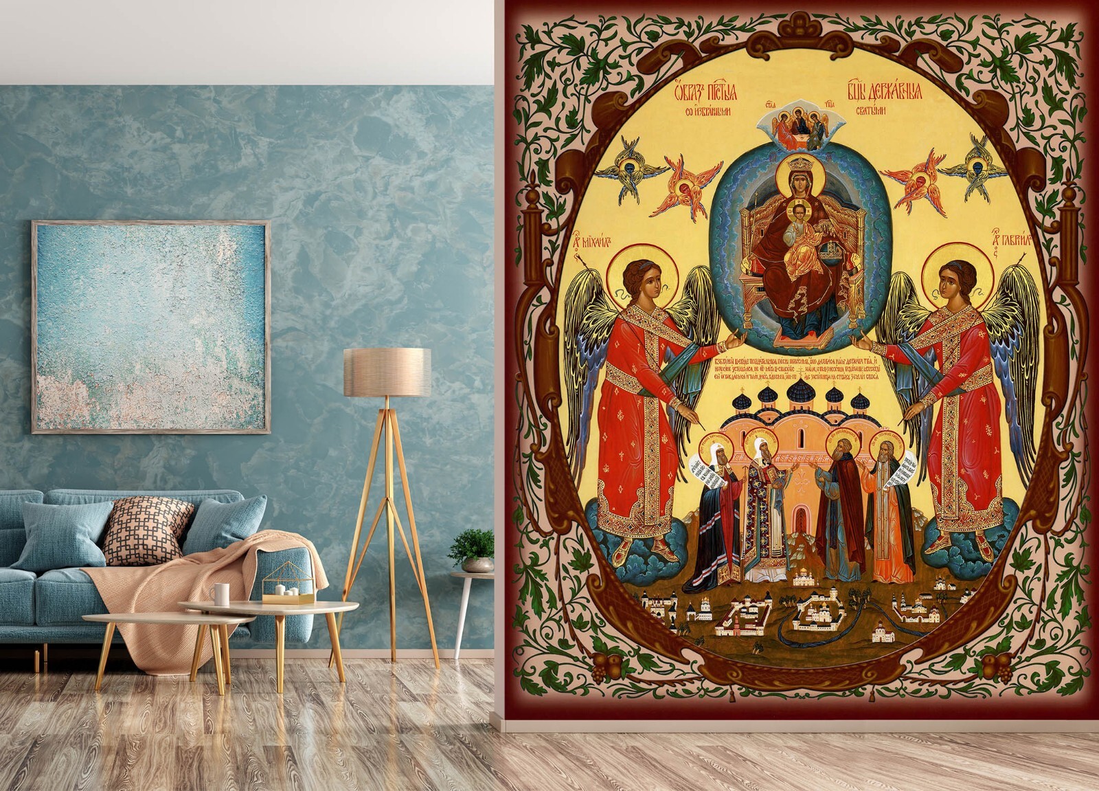 3D Religion Style A6068 Wallpaper Wall Murals Removable Self-adhesive ...