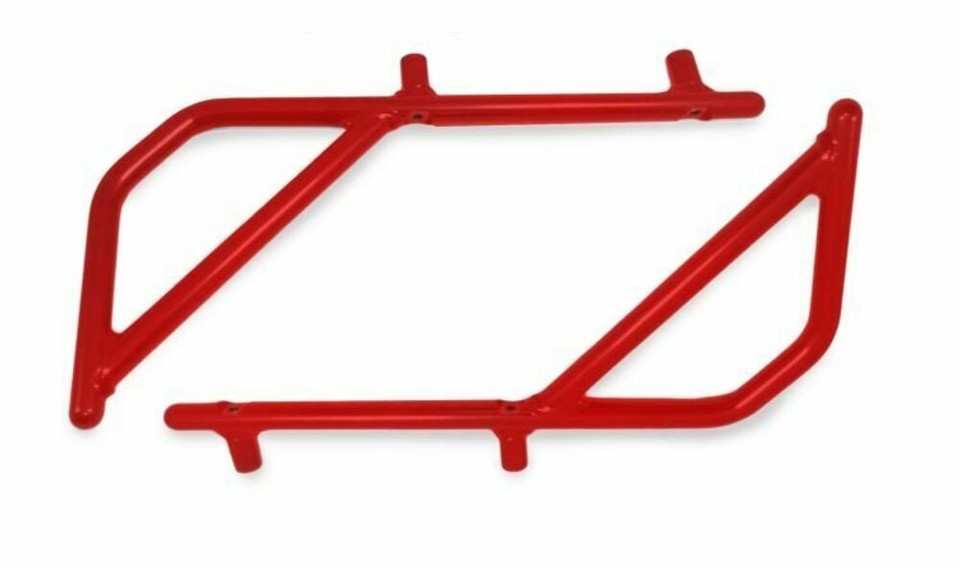 Steinjager Rear Rigid Style Grab Handles-Red Baron for Jeep JK 2dr ...